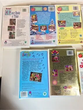 Media | 9 Vintage Barney The Purple Dinosaur Vhs Movie Tape Lot Kids Tv ...